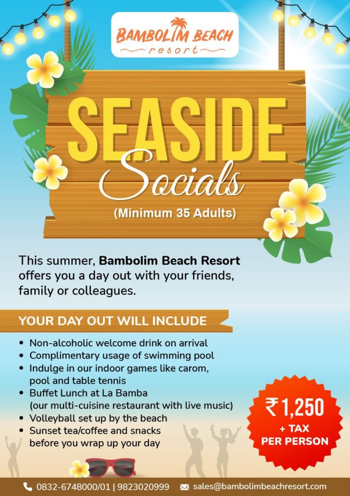 Bambolim Beach Resort Nearby Places | Plan Goa Resort Stay